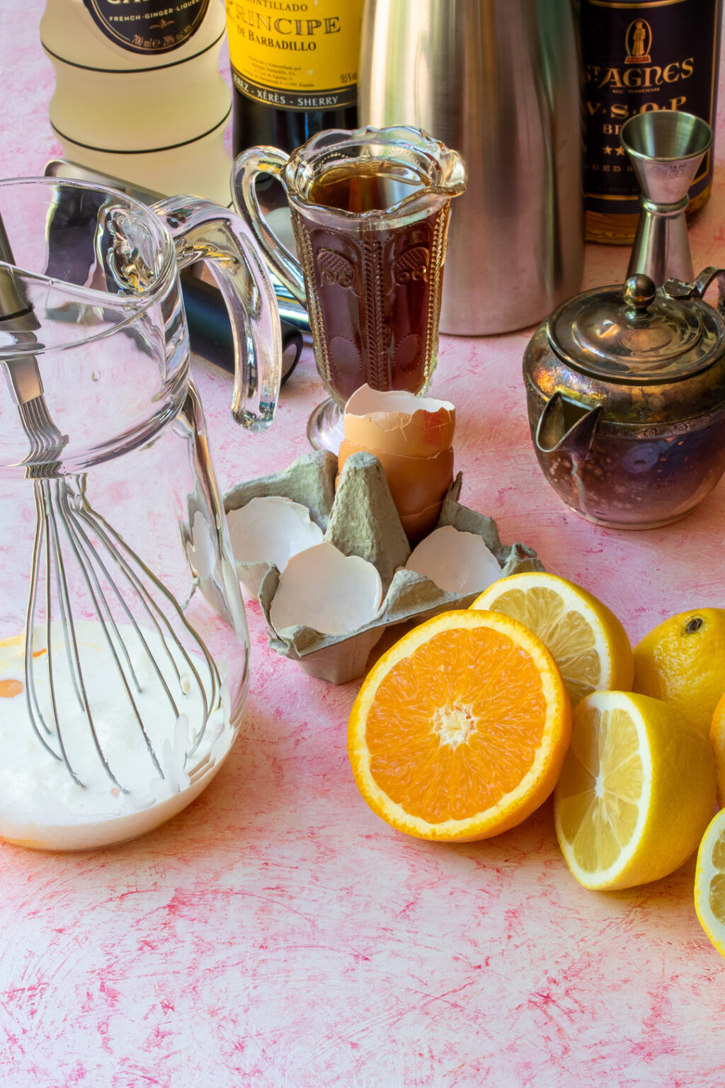 Xmas Sour: Chrissy Pudding Gin Sour Cocktail with Chilled Sherry ...