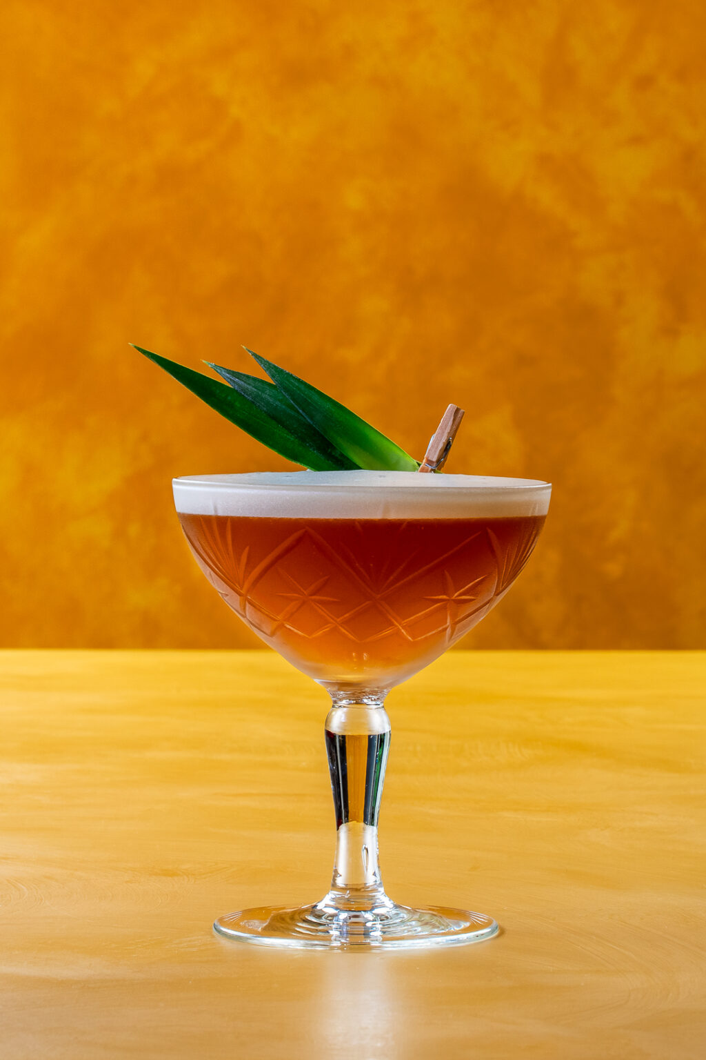 Pineapple Top Cocktail: Spicy Pineapple Coffee Tequila Sour - Peck of ...
